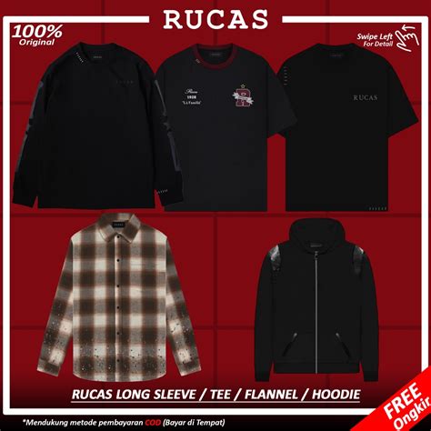 Jual [original] Rucas X Bimo Pd Zip Hoodie Bones Long Sleeve Vintage Brown Flannel X