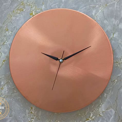 Copper Clock Etsy