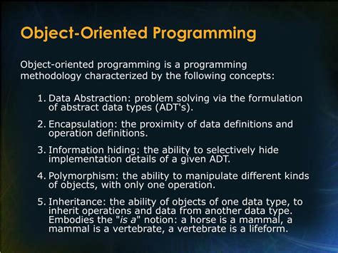 Ppt Object Oriented Programming Part 1 Powerpoint Presentation Free