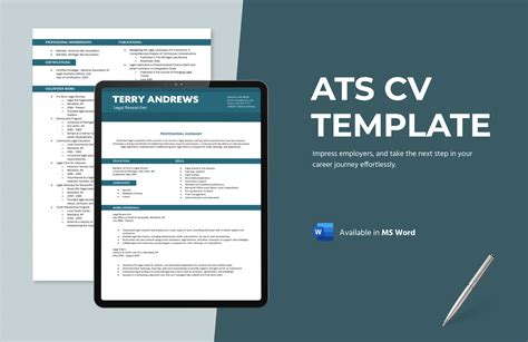 Ats Cv Template In Word Download