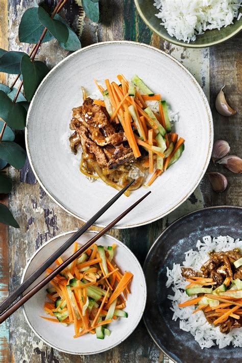 Wok Med Nötkött Limesojasås Med Morot Och Gurksallad Recept Linas Matkasse