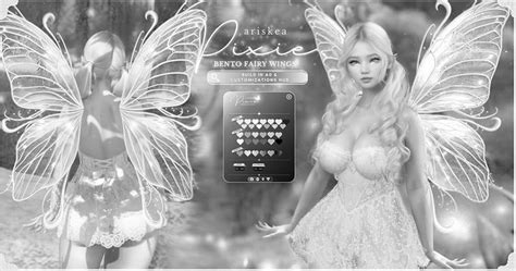 Second Life Marketplace Ariskea Pixie Butterfly Pixie Bento Wing Demo
