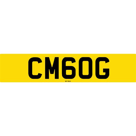 Cm60g Reg Mot Check Cm60g Current Uk Registrations