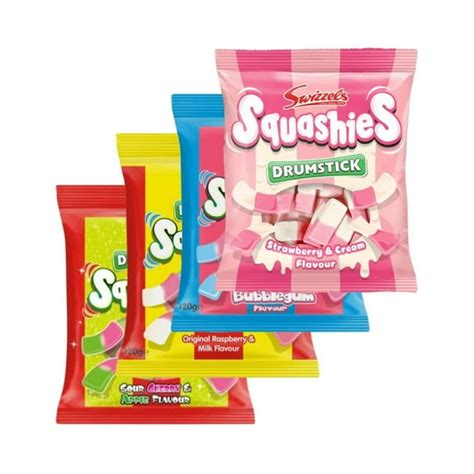 Swizzels Chewy Candy Variety Pack With Squashies Drumstick Flavors