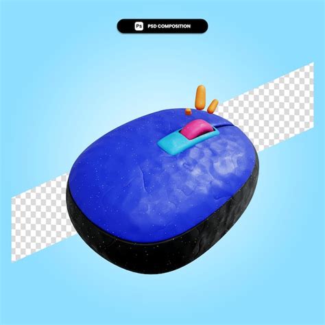 Premium Psd Mouse 3d Render Illustration Isolated