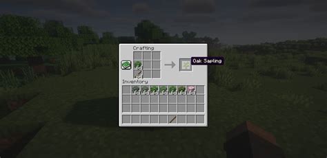 Craftable Saplings For Minecraft 1 21 5
