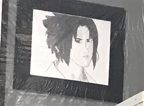 A Bad Drawing Of Sasuke In My Class If You Like It