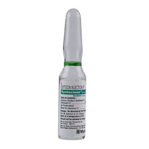 Syntocinon Injection 100 Iu Ml Packaging Size 3 Ml At Rs 1050 Piece