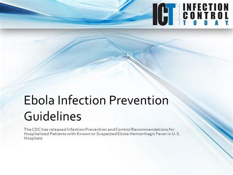 Slide Show Ebola Infection Prevention Guidelines
