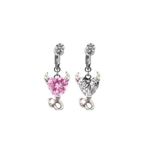 Devil Clip On Belly Ring