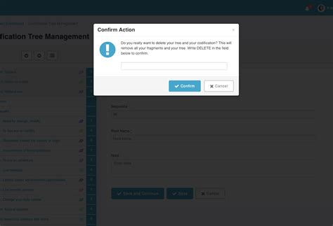 Codification Tree Management Ligre Knowledge Base