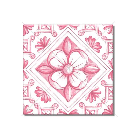 Pink Flower Ceramic Tile Flower Design Ceramic Tile Kitchen Backsplash Tile Patterned Ceramic