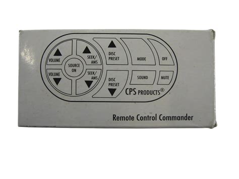 Cps Products Src1b Boat Stereo Remote Control Commander Black New Old