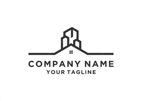 Plantilla De Diseño De Vector De Logotipo De Edificio Vector Premium