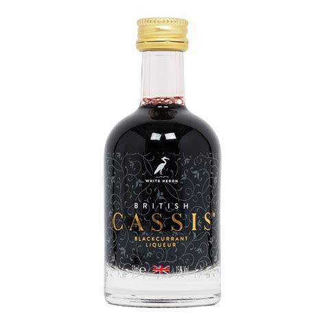 British Cassis Blackcurrant Liqueur 5cl Miniature T Ideas From