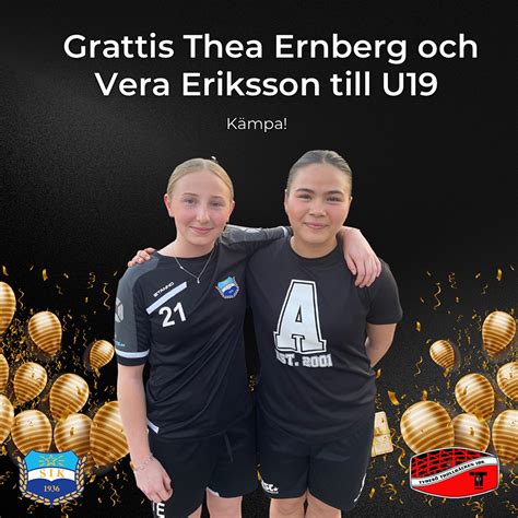 Grattis Thea Ernberg Och Vera Eriksson Till U19 Tyresö Trollbäcken Ibk Dam Elit