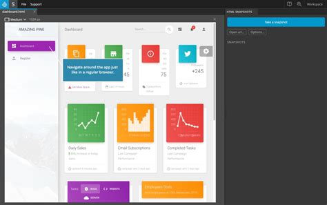 Pinegrow Snapshots Pinegrow Web Editor