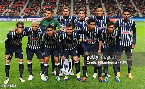 Monterrey Line Up For A Team Photo Prior To The Fifa Club World Cup