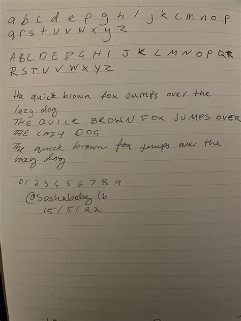 Hi This Is My Handwriting I Switch Between Print And Linking My