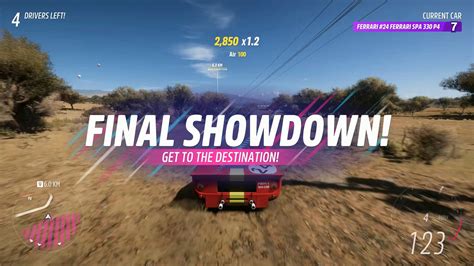 Aerial Photo Finish Old Fezza Better Than The New Lambo Fh5