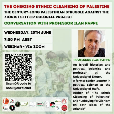 Conversation With Professor Ilan Pappe Free Palestine Melbourne