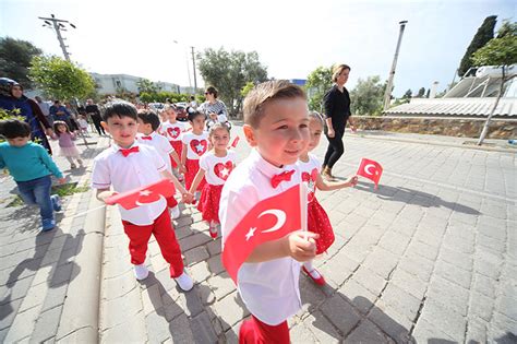 Gümüşlükte 23 Nisan Coşkusu Gümüşlük Haberleri