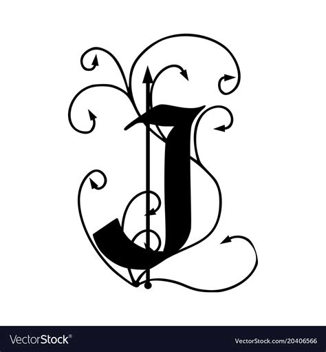 Cursive Alphabet J