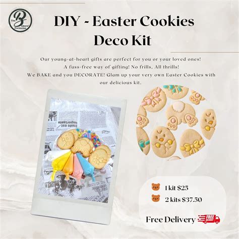 Diy Easter Cookies Deco Kit The Bakers Formulae