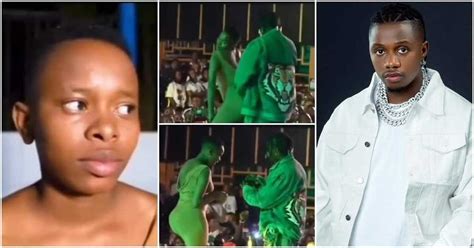 Curvy Lady Eager To Go Home With Rayvanny After Dancing With Him