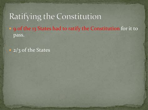 Ppt Ratification Of The Bill Of Rights Powerpoint Presentation Free