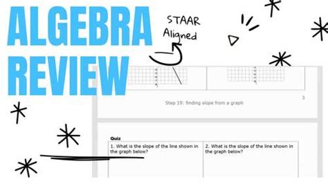 Algebra Staar Eoc Review With Teks 45 Lessonsstations By Emily Mahoney