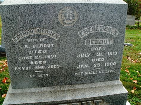 Ebenezer Smith Bebout 1819 1900 Find A Grave Memorial