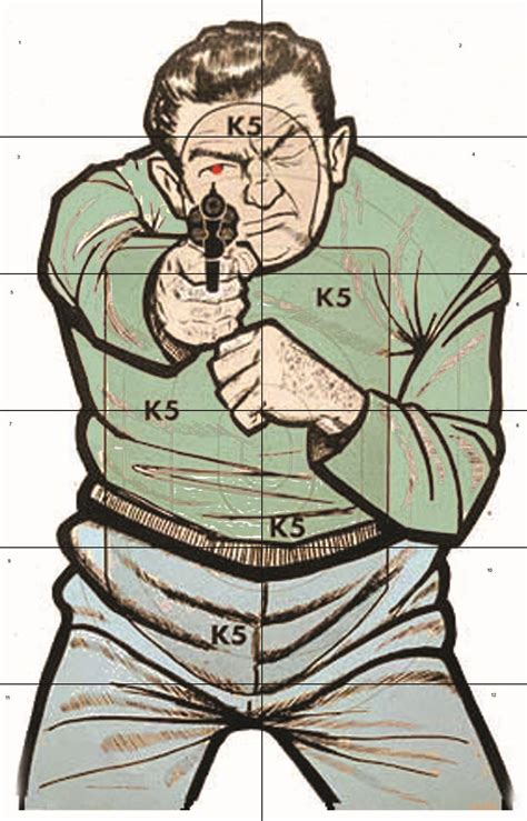 Human Printable Shooting Targets