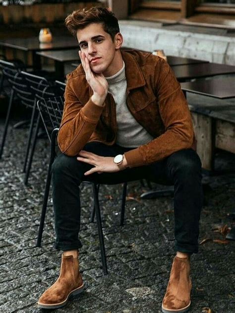 22 Best Mens Brown Suede Jacket Outfits Ideas Mens Outfits Mens