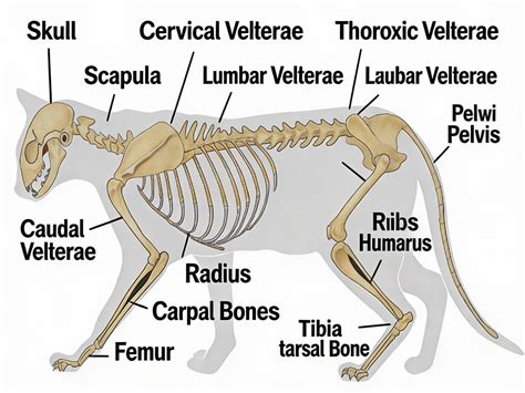 Complete Guide To Cat Skeletal Anatomy Head And Neck Torso Forelimbs