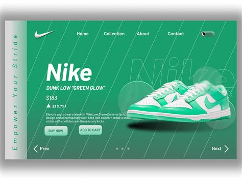 nike landing page design by mujahidun mahid on dribbble