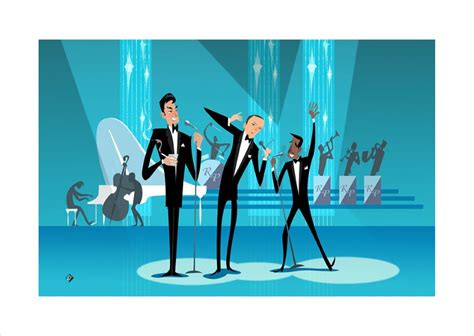 The Rat Pack Limited Edition By Alan Bodner Id Ab0006p Van Eaton