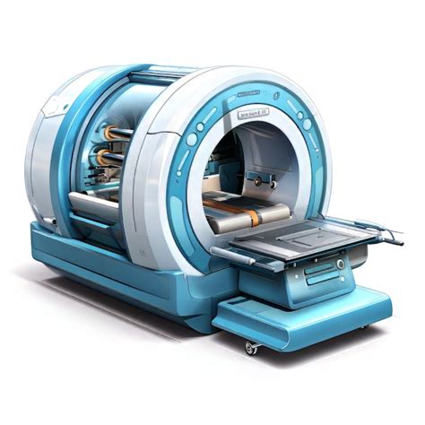 Premium Photo 3d Rendering Of A Tomography Scanner Isolated On White
