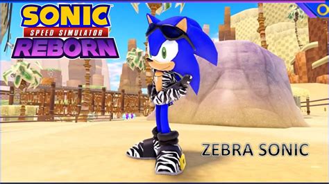 🦓 Zebra Sonic Sonic Speed Simulator All Quests Zebra Sonic Unlocked
