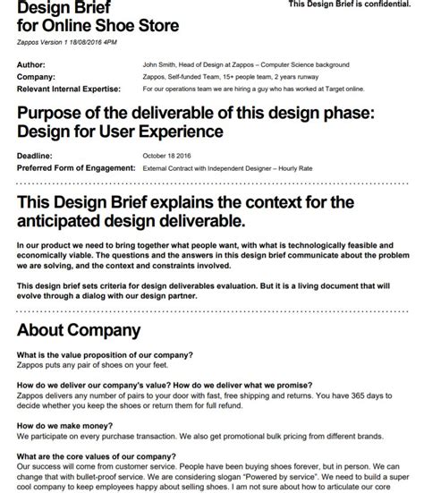 Interior Design Brief Example How To Write A Client Brief