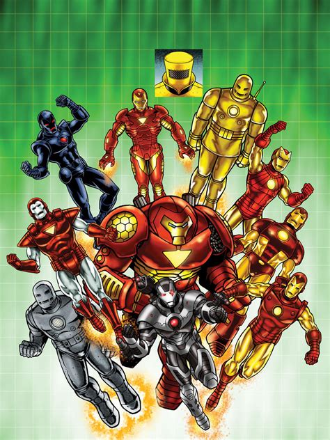 Iron Man Armors Illustration By Wolfehanson On Deviantart