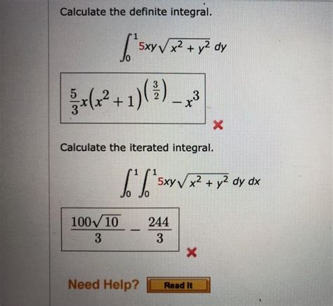 Solved Calculate The Definite Integral Solved Calculate The Definite Integral