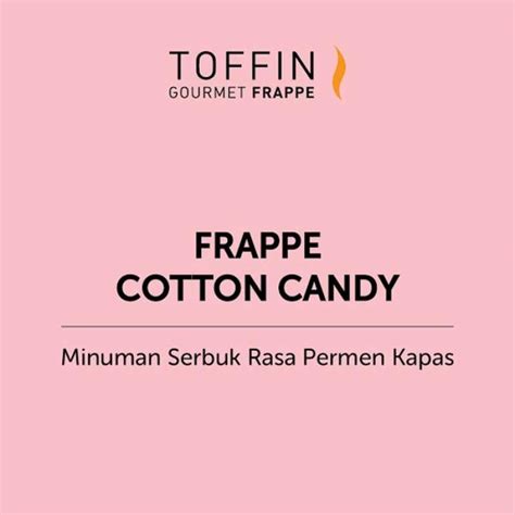 Jual Toffin Frappe Ice Blanded Cotton Candy Premium 800 G Di Seller