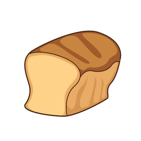 Vector Bread Icon Illustration Of Sliced Bread Whole Wheat Bread
