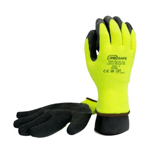 Hi Vis Latex Gloves Mak Boots And Garments