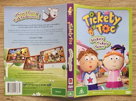 © Tickety Toc Stickety Tickety Town ~ Dvd Cover Art ~ Free Postage
