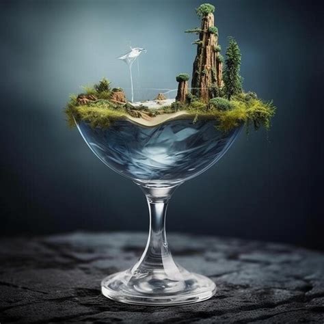 Premium Ai Image Cocktail Background