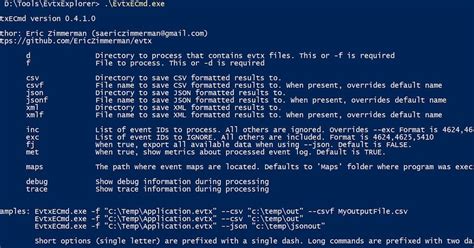 Introducing Evtxecmd The Last Event Log Parser You Will Ever Need