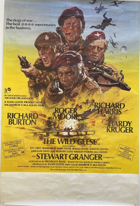 Lot 133 The Wild Geese Original Film Poster