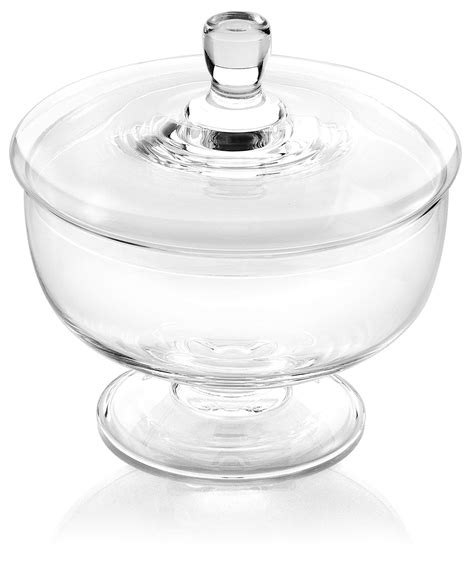 Ivv Italian Glass Candy Jar Clear